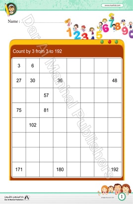 Counting by 3-3 | Math WorkSheets