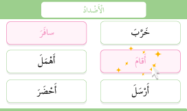 Good Companion (Antonyms) | Arabic Interactive WorkSheets