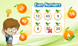 Even Numbers | Math Interactive WorkSheets